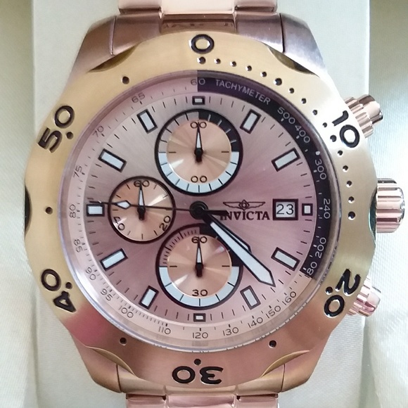 Invicta | Accessories | Invicta Watchmensrose Goldbeautiful Read ...